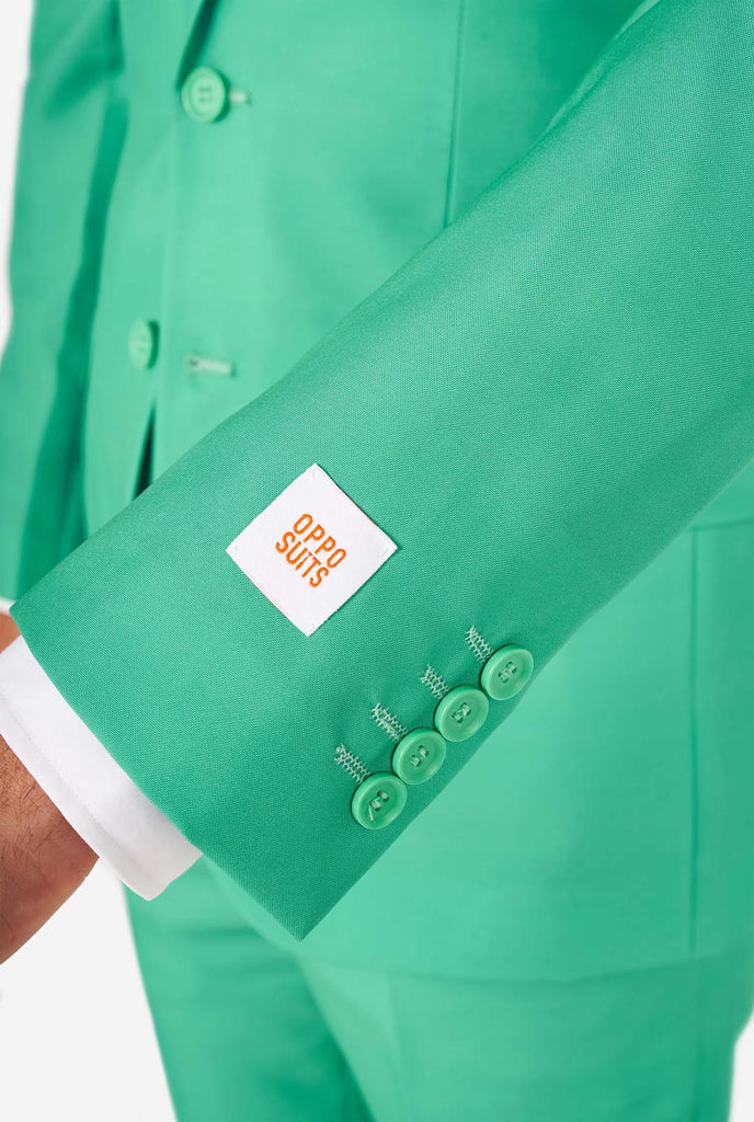 Trendy Turquoise Suit | Blue green Men's Suit | OppoSuits