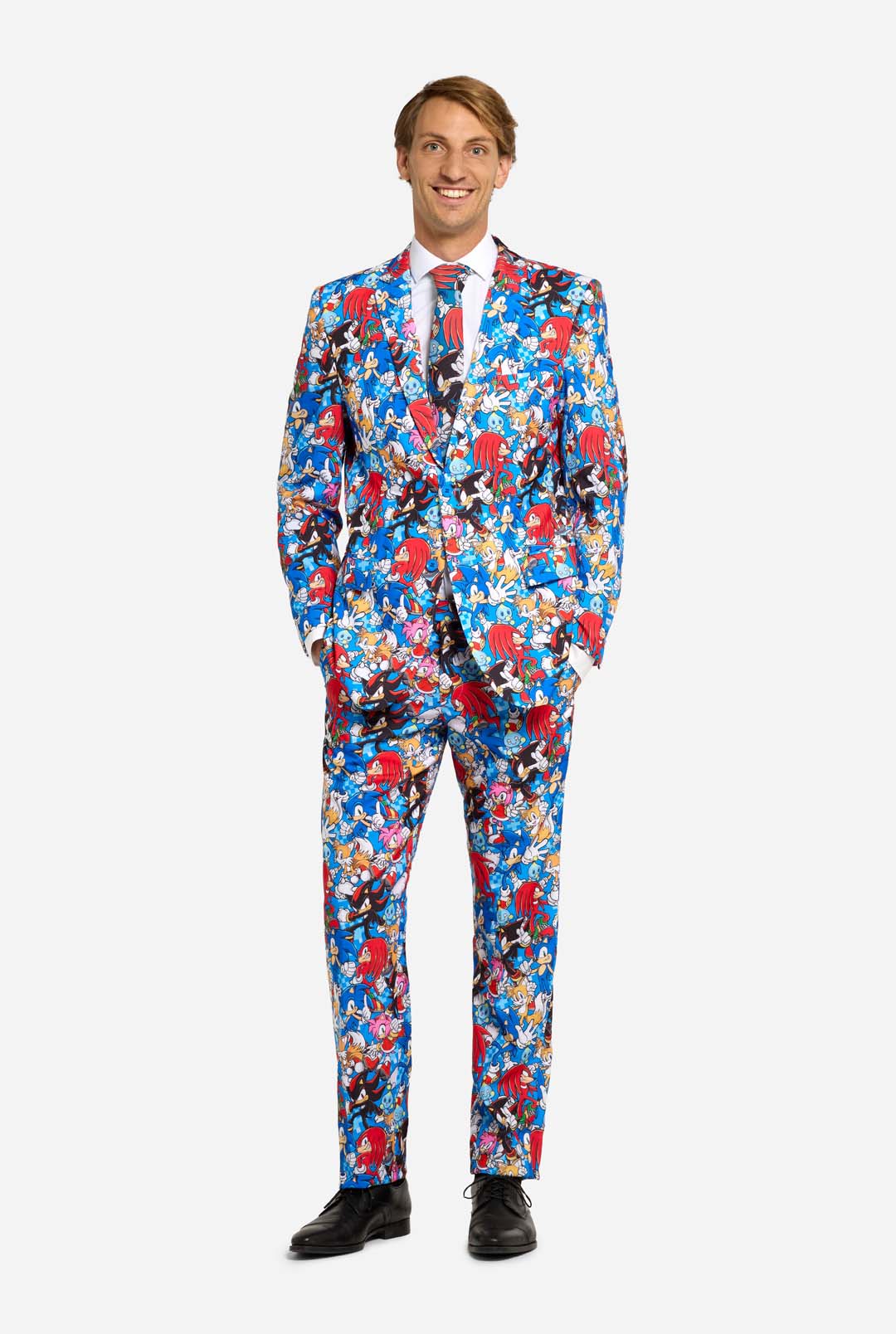 Sonic the Hedgehog | Sonic print Men's suit | OppoSuits