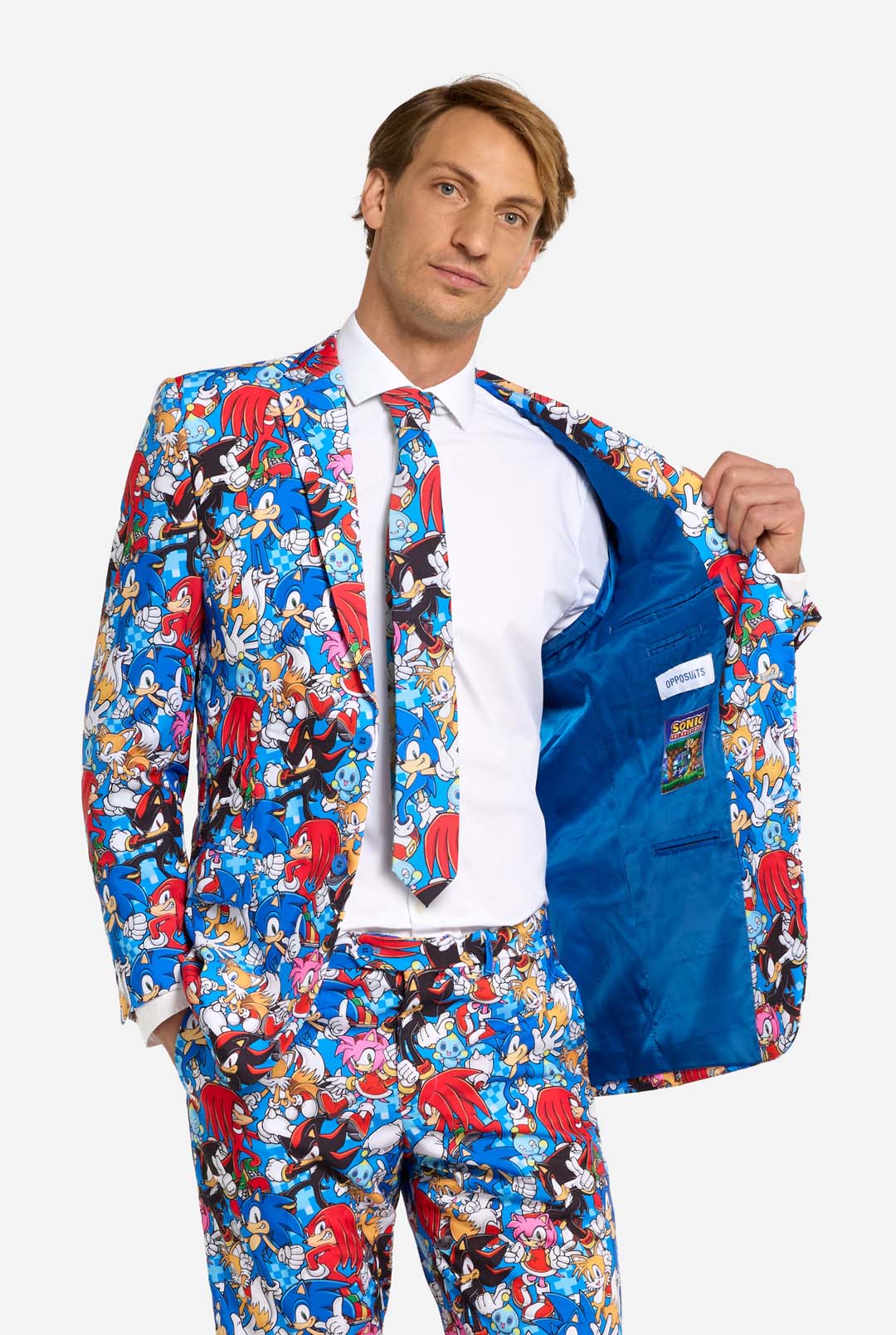 Sonic the Hedgehog | Sonic print Men's suit | OppoSuits