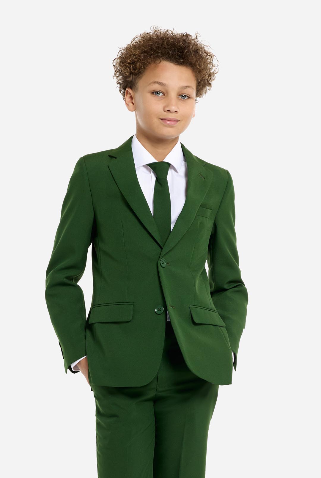 Glorious Green Suit | Green Teen Boys Suit | OppoSuits