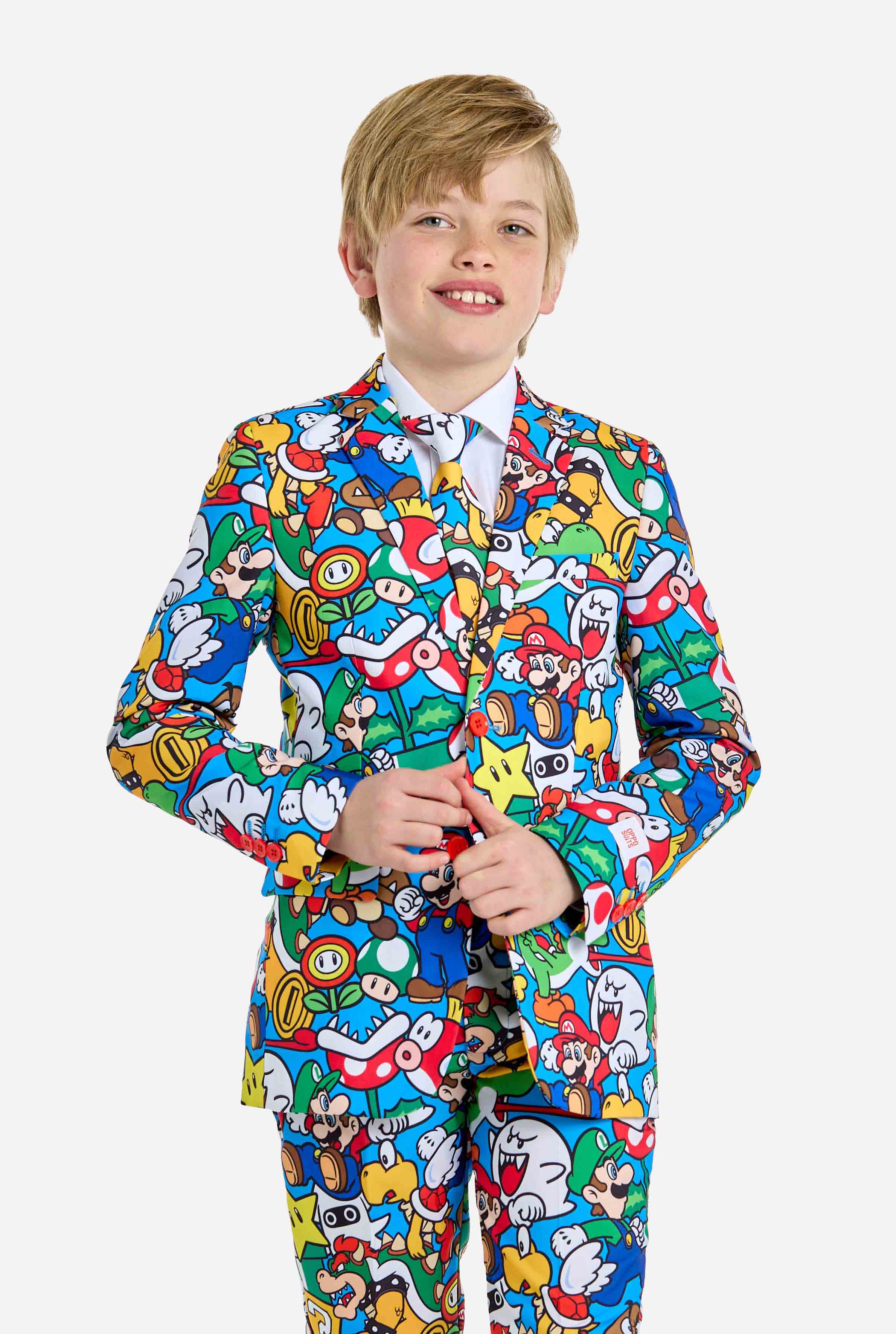 Super Mario | Licensed Mario Suit for Teens | OppoSuits