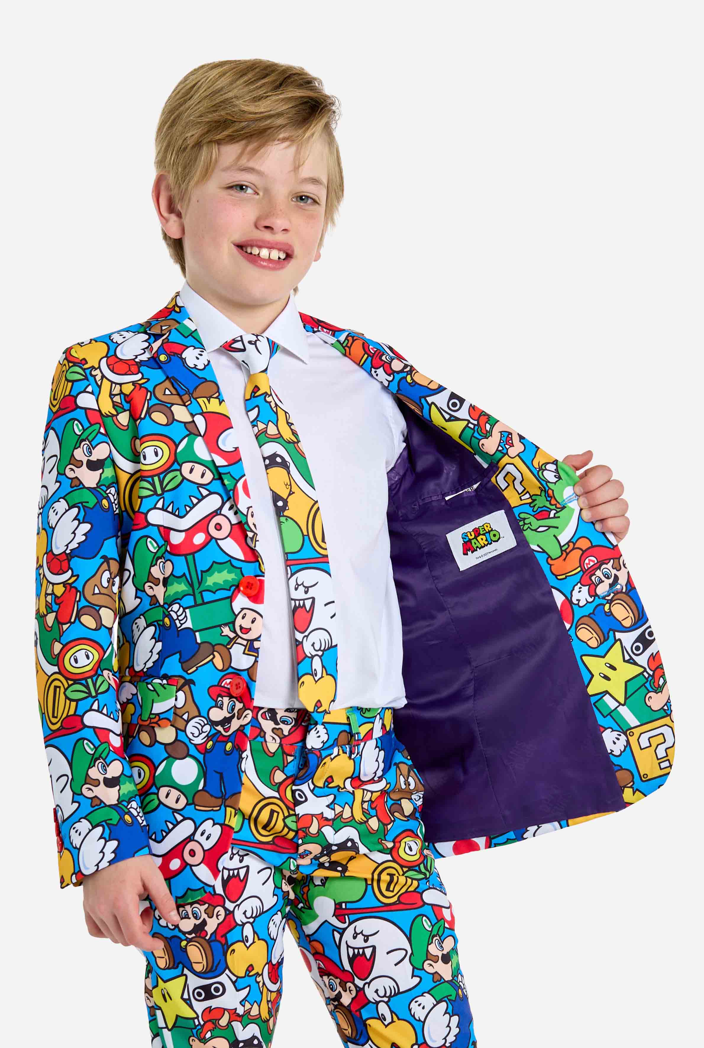 Super Mario | Licensed Mario Suit for Teens | OppoSuits