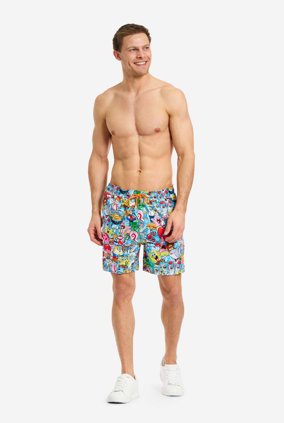 SpongeBob Frenzy Swim Shorts | Swim Trunks | OppoSuits