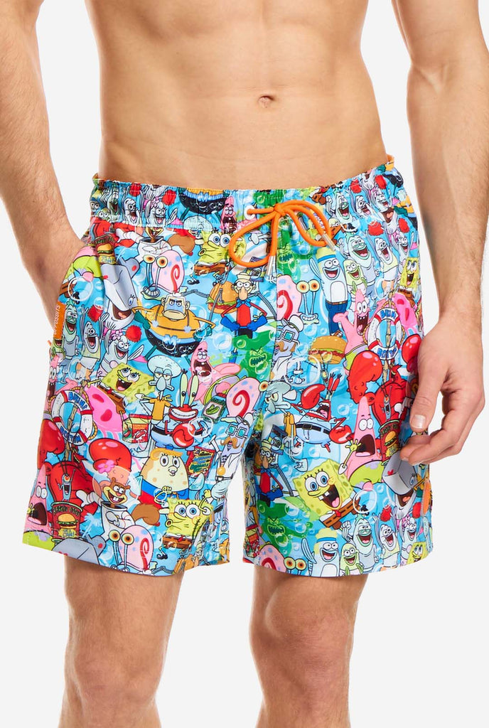 SpongeBob Frenzy | SpongeBob print Men's suit | OppoSuits