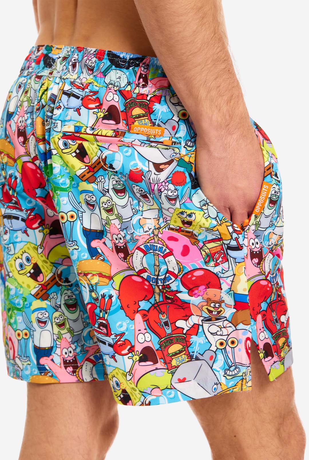 SpongeBob Frenzy Swim Shorts | Swim Trunks | OppoSuits