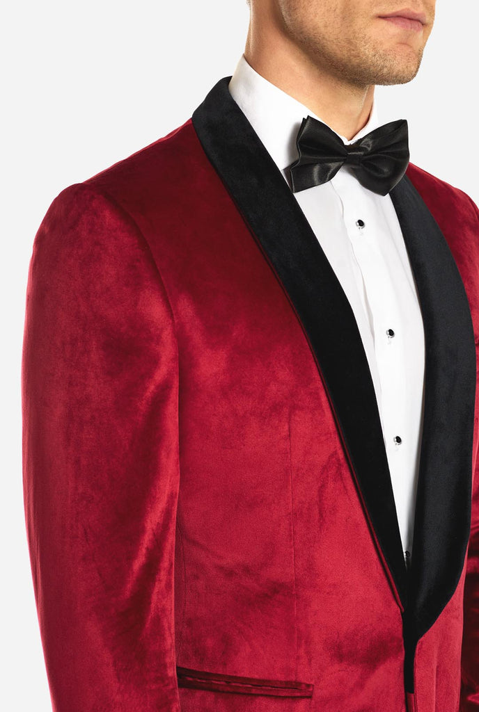 Dinner Jacket Xmas | Velvet Blazer Men | OppoSuits Deluxe