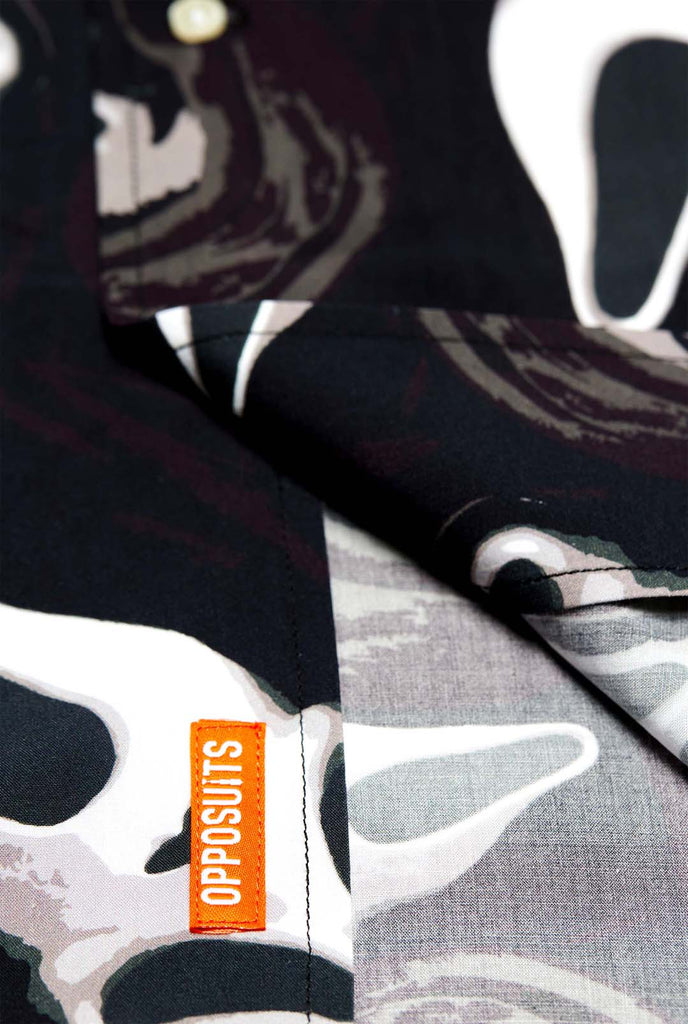 Ghostface | Ghostface print Hawaiian shirt | OppoSuits