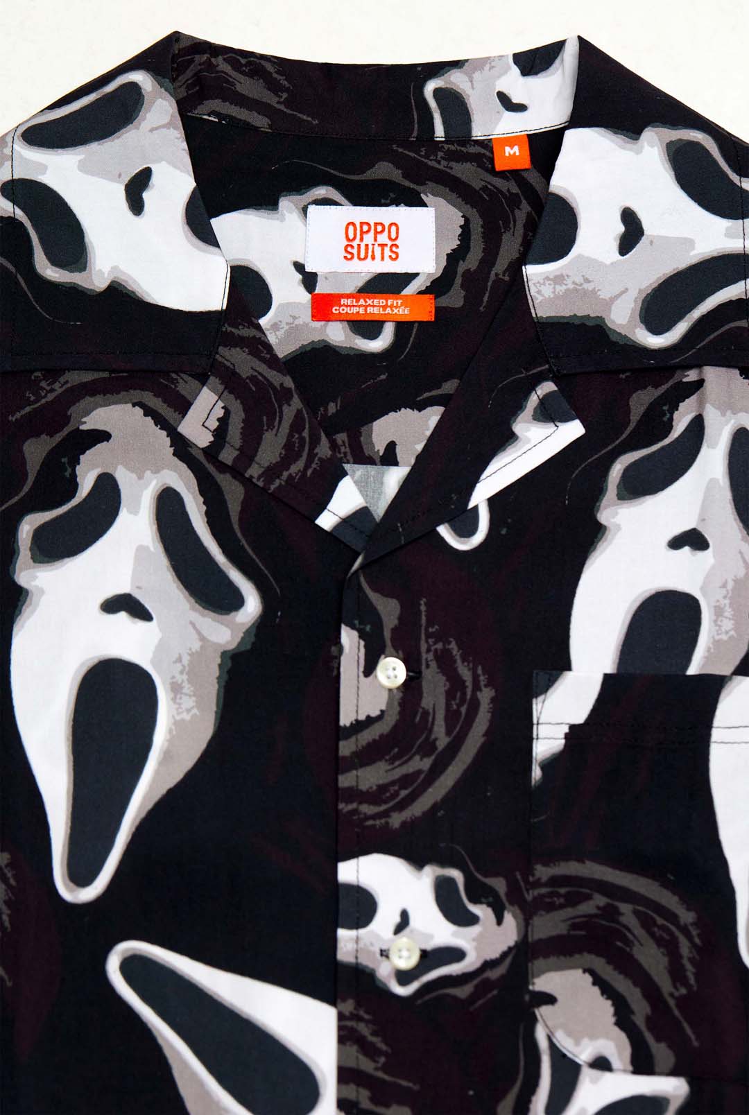 Ghostface | Ghostface print Hawaiian shirt | OppoSuits