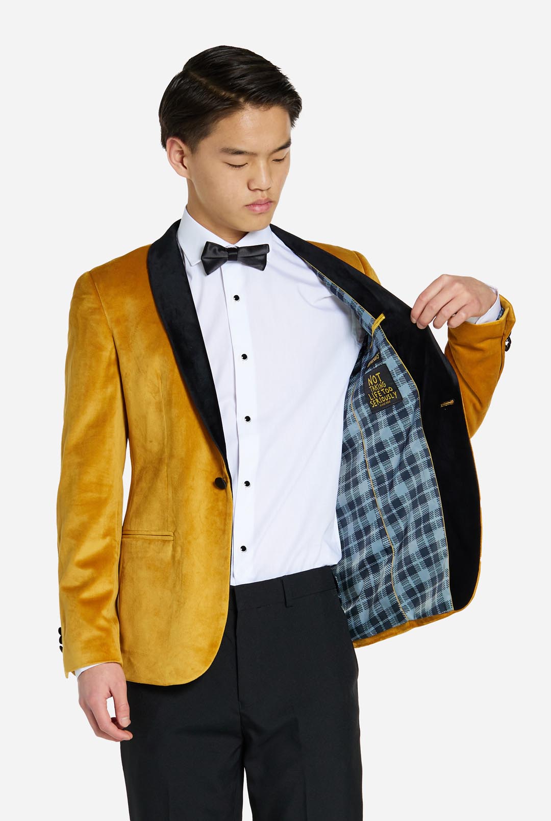 Dinner Jacket Gold | Teen Boys Blazer | OppoSuits Deluxe