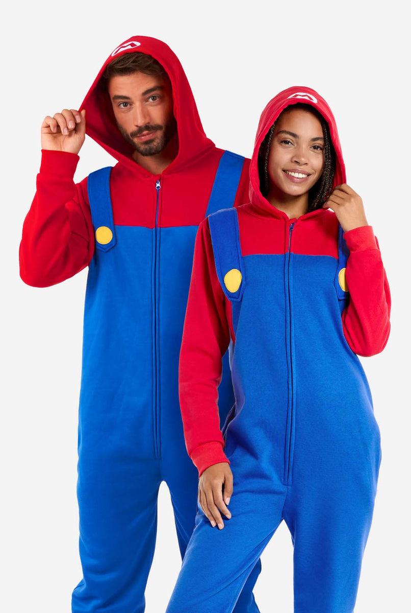 Mario Onesie | Super Mario Adult Onesie | OppoSuits