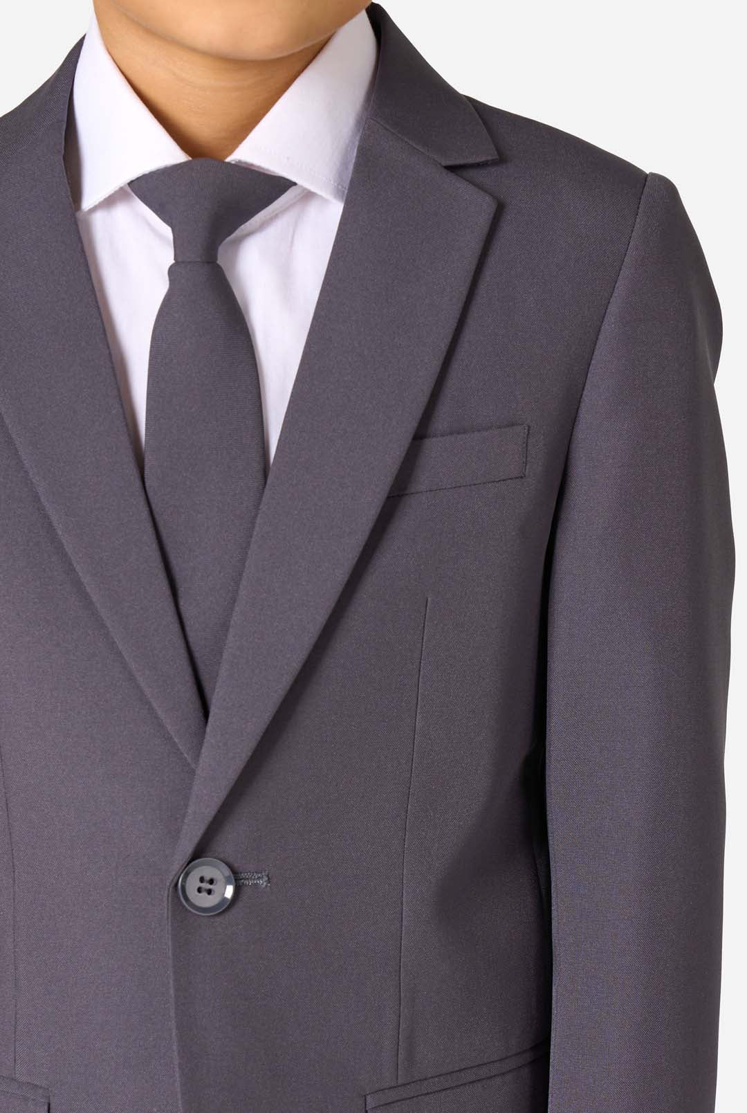 Charcool Suit | Dark Grey Suit for Boys | OppoSuits
