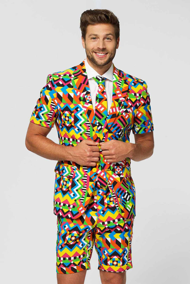 Summer Abstractive | Colorful Summer suit | OppoSuits