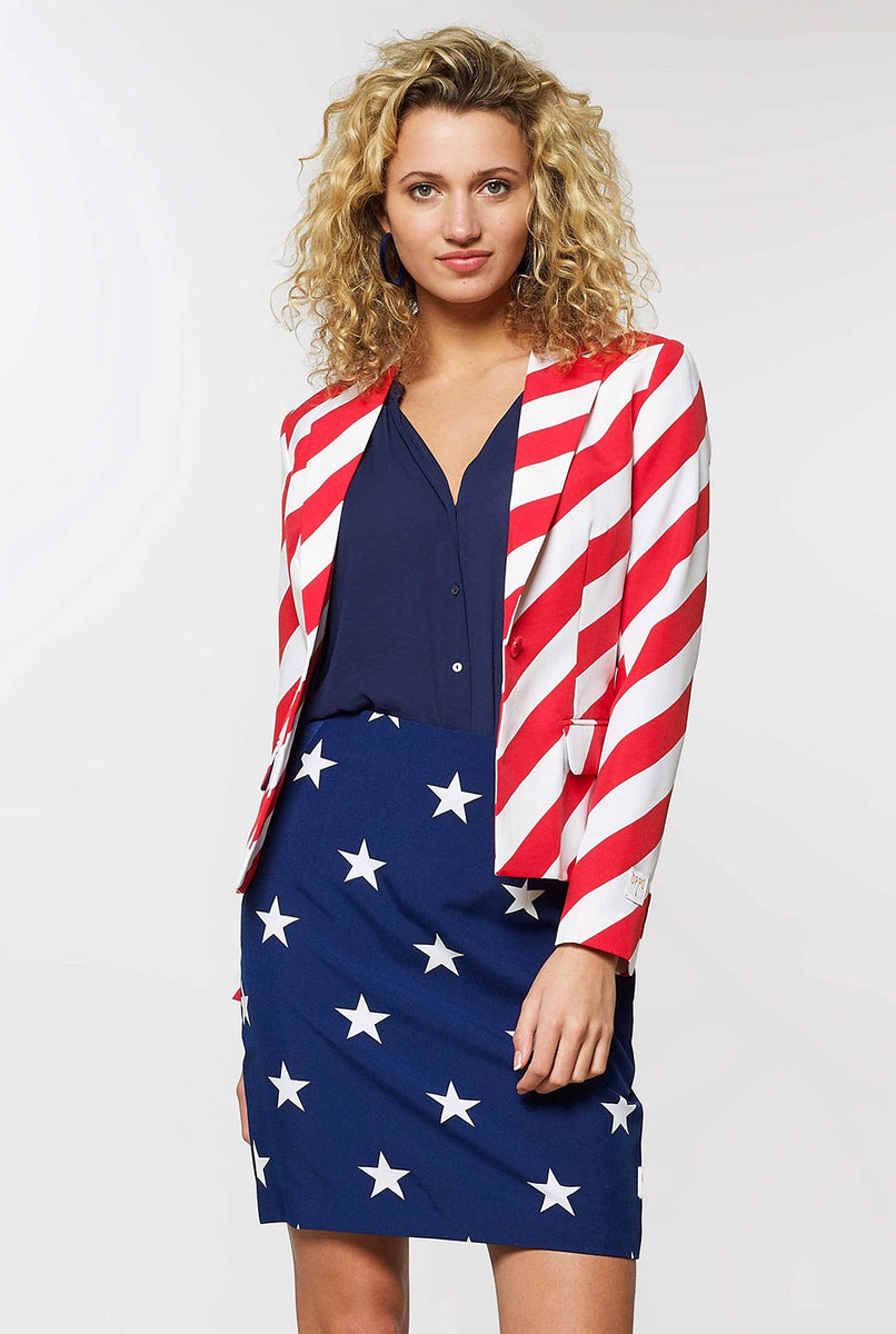 American Woman | 4th of July Women's Suit | OppoSuits