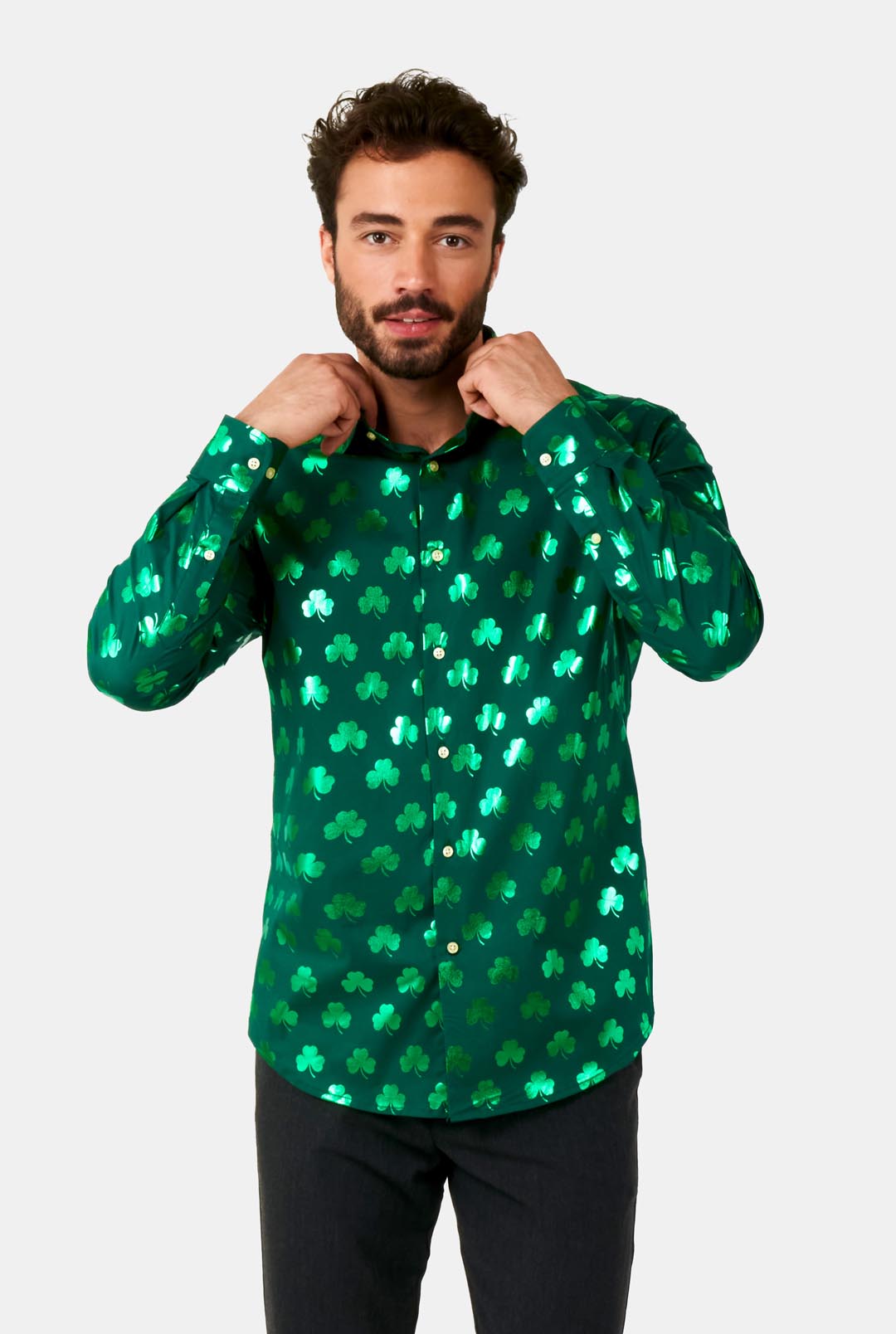 Shiny Shamrock | St. Patrick's day Shirt | OppoSuits