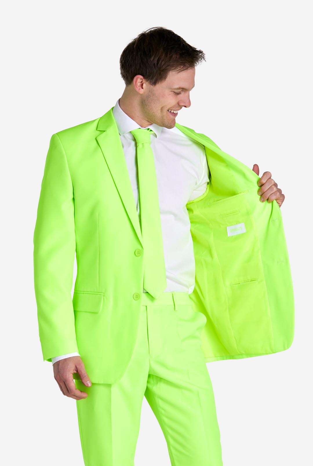 Neon Lucky Lime Suit | Men's Lime Green Suit | OppoSuits