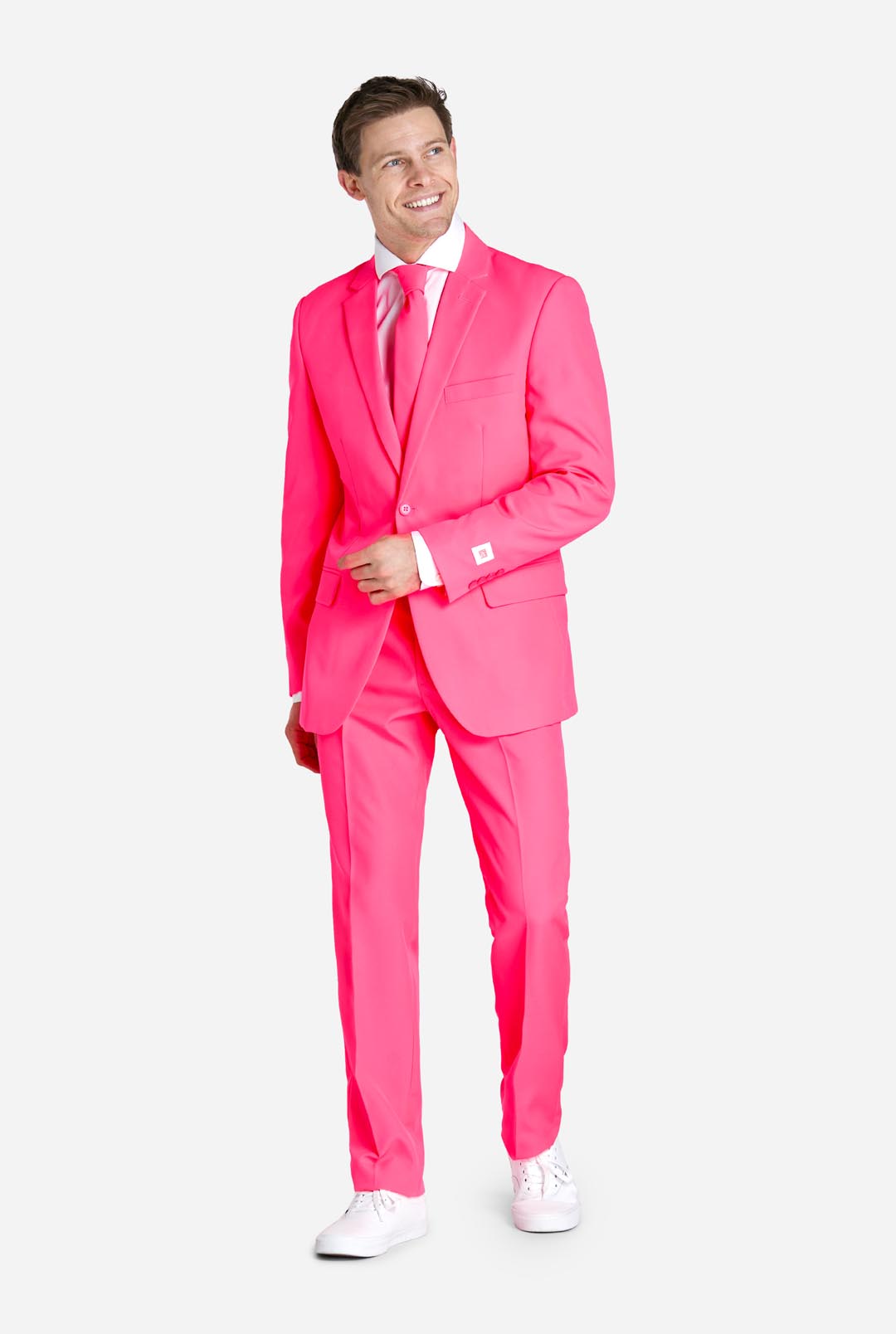 Neon Pink Power | Men's Neon Pink Suit | OppoSuits